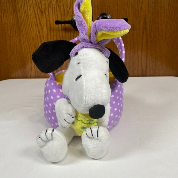 Peanuts | Toys | Peanuts Plush Snoopy W Bunny Ears Egg Collectible ...